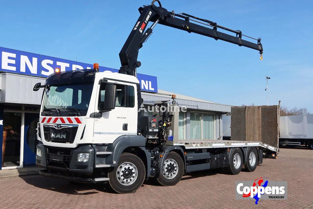 MAN TGS 35.360 8x2 Oprijvrachtwagen + Hiab 228 E3 autotransporter