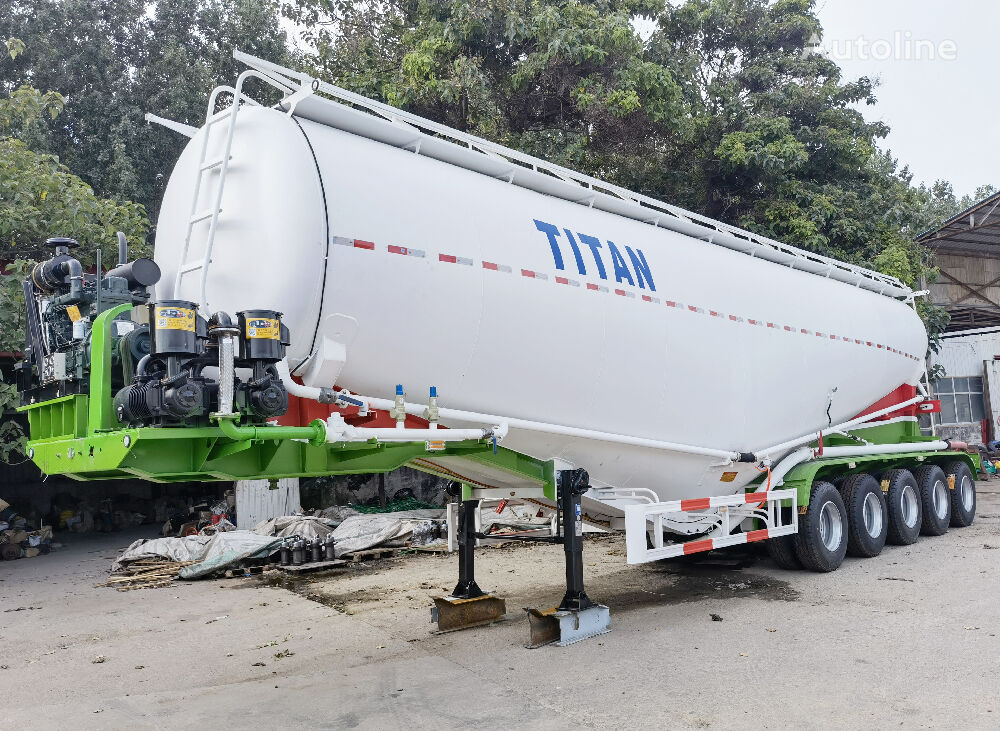 Nova Titan 5 Axle Powder Tanker Trailer for Sale In Philippines cisterna za prevoz cementa