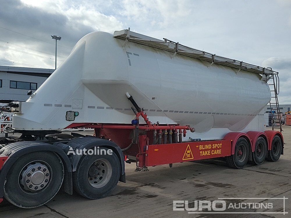 Prodaje se Feldbinder Tri Axle Tanker Trailer cisternu za prevoz cementa na aukciji