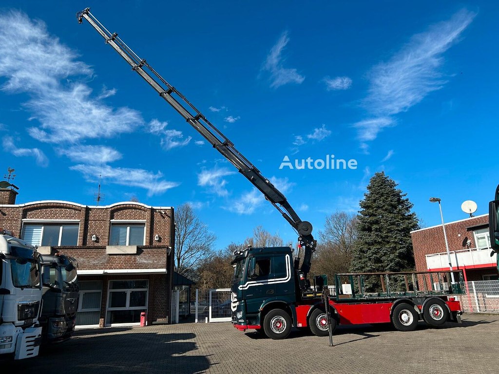 Mercedes-Benz 3253 Pritsche + HIAB 302 Kran 8x2-4 kamion platforma