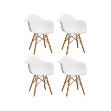 Bolzz Modena set 4 stolice White