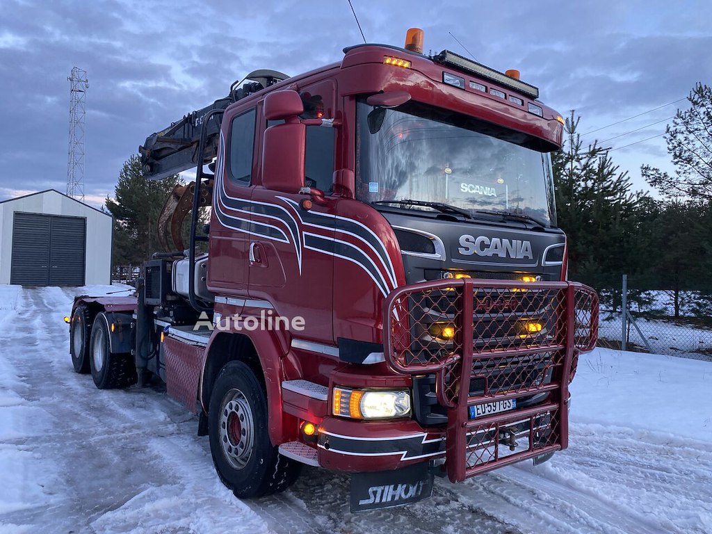 Scania R 580 kamion za prevoz drva