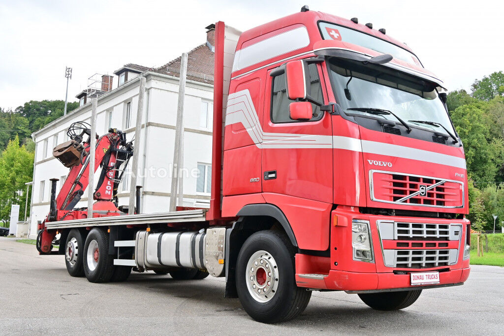 Volvo FH16.660 6x2 Lift Lenk Epsilon E125Z 2Betten kamion za prevoz drva