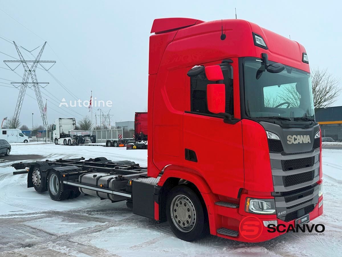 Scania R410 vozilo za prevoz kontejnera + prikolica za kontejnere