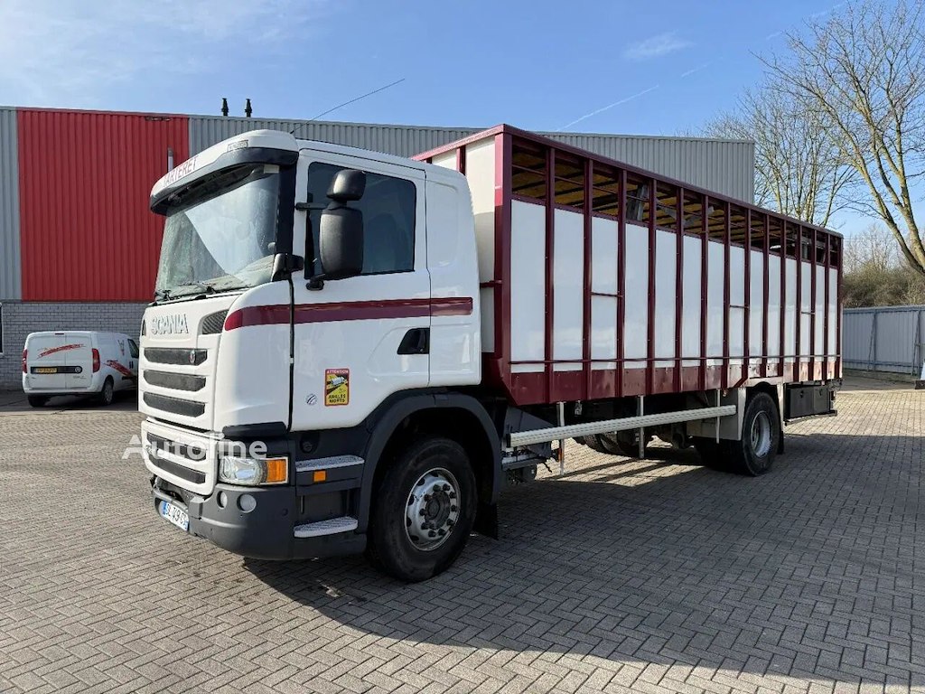 Scania G280 / ENGINE RUNNING / RETARDER / ONLY:215411 KM / LIVESTOCK / kamion za prevoz stoke nakon udesa