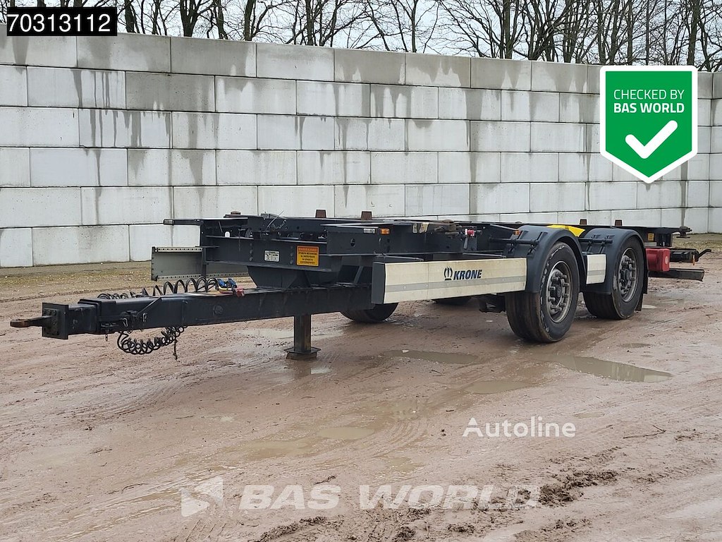 Krone ZZ 2 axles TUV 04/26 prikolica za kontejnere