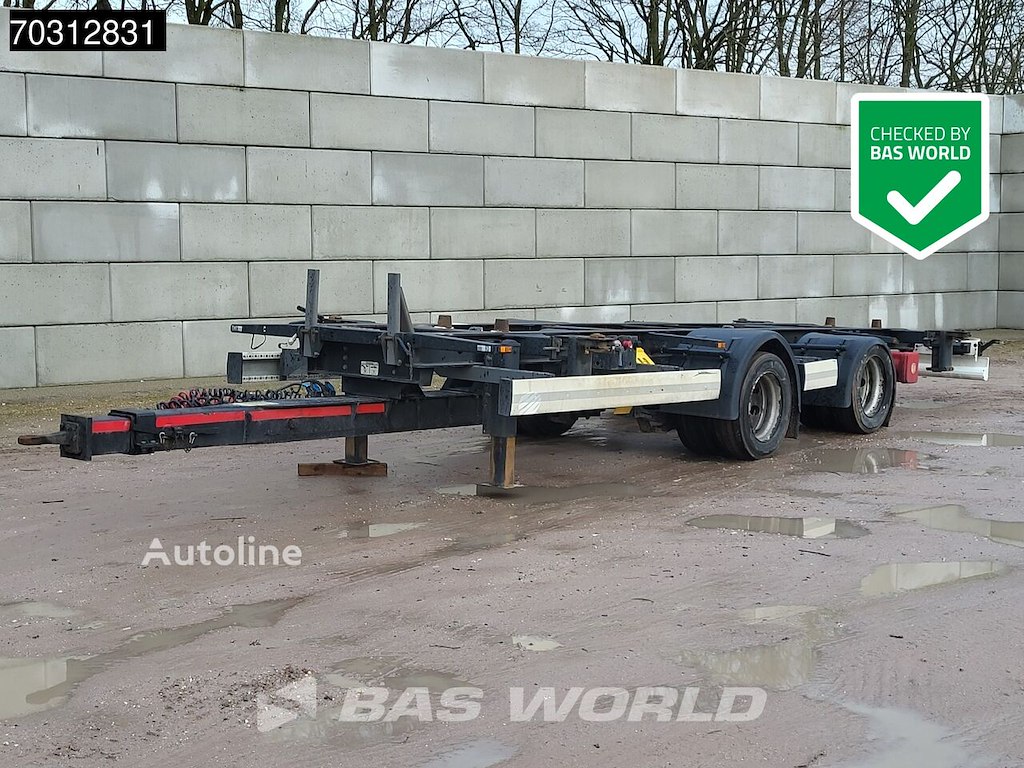 Krone ZZ 2 axles 20ft prikolica za kontejnere
