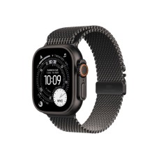 APPLE Watch Ultra 3 Cellular 49mm Black Titanium Case with Black Titanium Milanese Loop – Medium (mf1q4se/a)