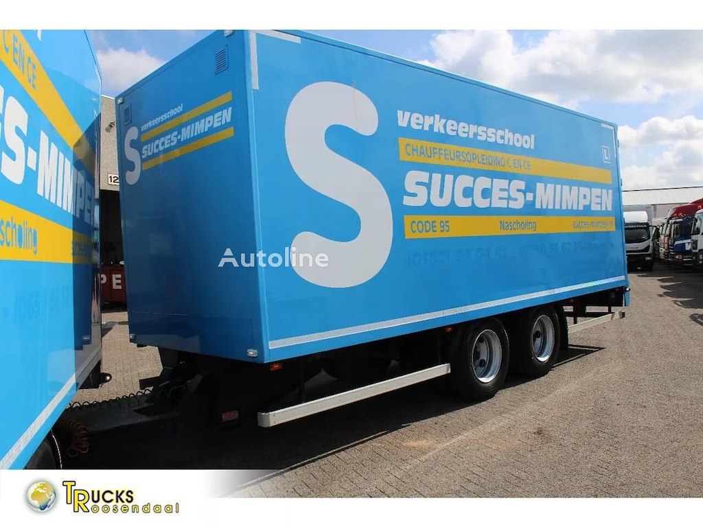 Pacton 2X AXLE + NICE TRAILER prikolica furgon