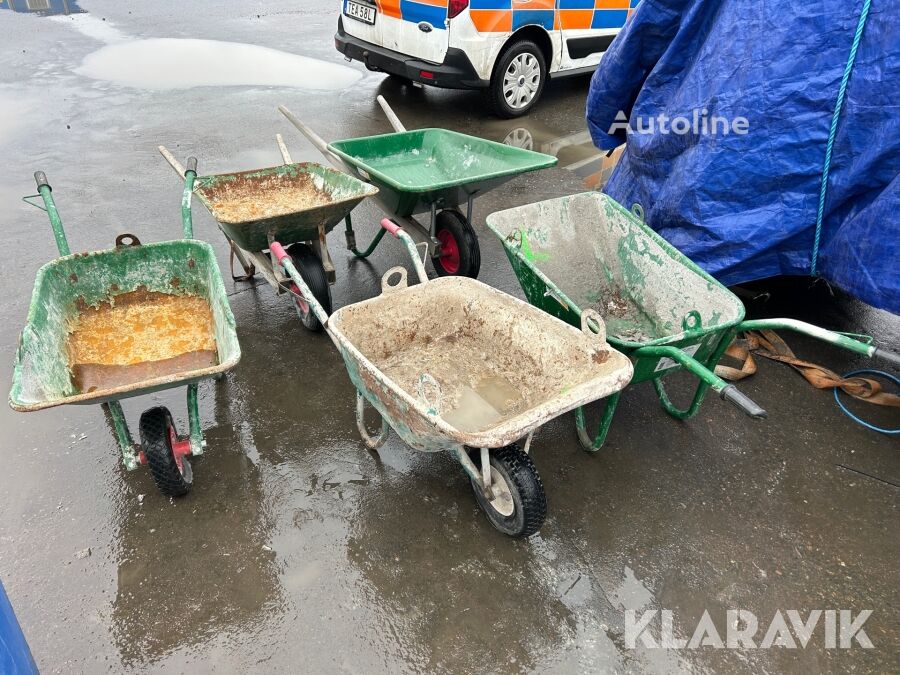 Prodaje se Murbrukskärror & skottkärror Ekebykärran 5 st prikolicu za prevoz stakla na aukciji