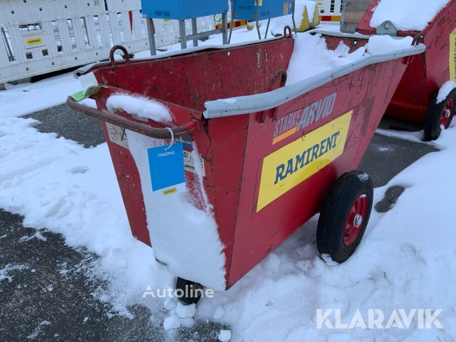 Prodaje se Starke Arvid 400 L / 750 kg prikolicu za prevoz stakla na aukciji