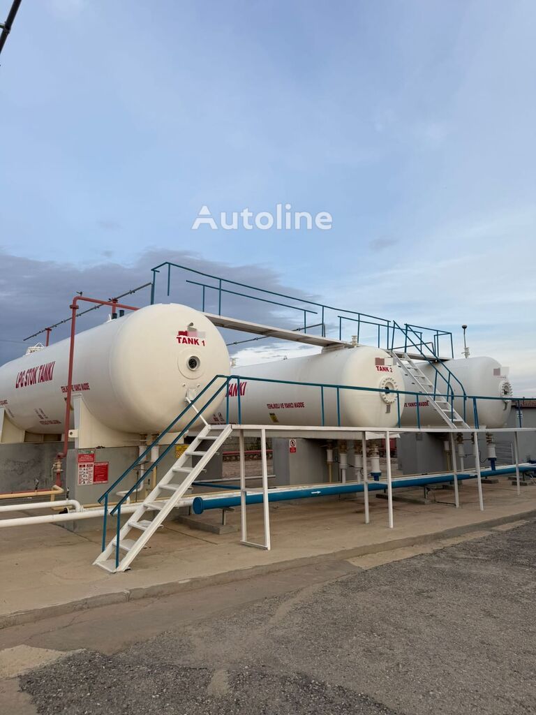 Lions 50m³ 3 pcs tank + bottom piping + Tanker truck gantry+ lpg cisterna za gas