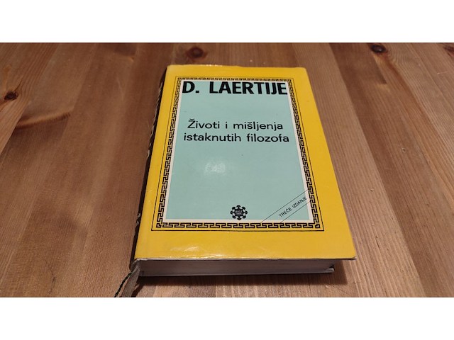 Diogen Laertije, Život i mišljenja istaknutih filozofa
