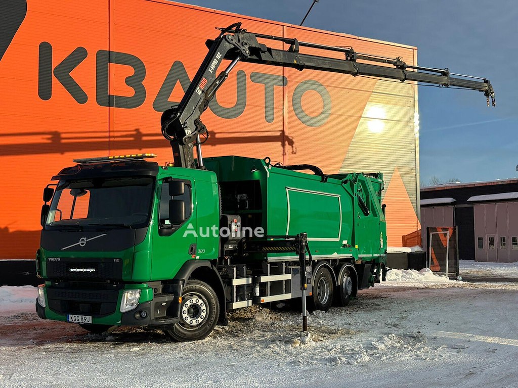 Volvo FE 320 6x2*4 HIAB 162E-4 / GEESINK GPM IV 17L25 kamion za smeće