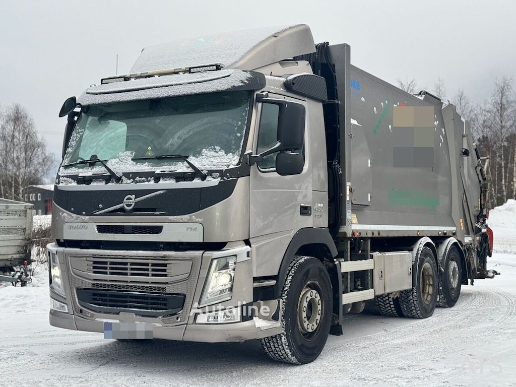 Volvo FM450 6x2 Komprimatorbil – 2 kammer og Lav km. SE VIDEO kamion za smeće