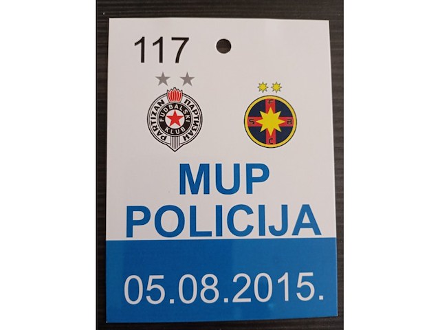 FUDBAL: PARTIZAN - STEAUA 05.08.2015 - AKREDITACIJA