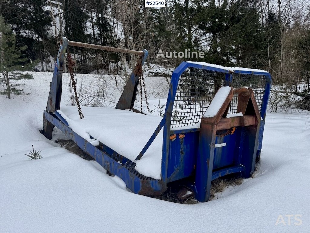 Liftdumperflak med krokfeste autopodizač kontejnera