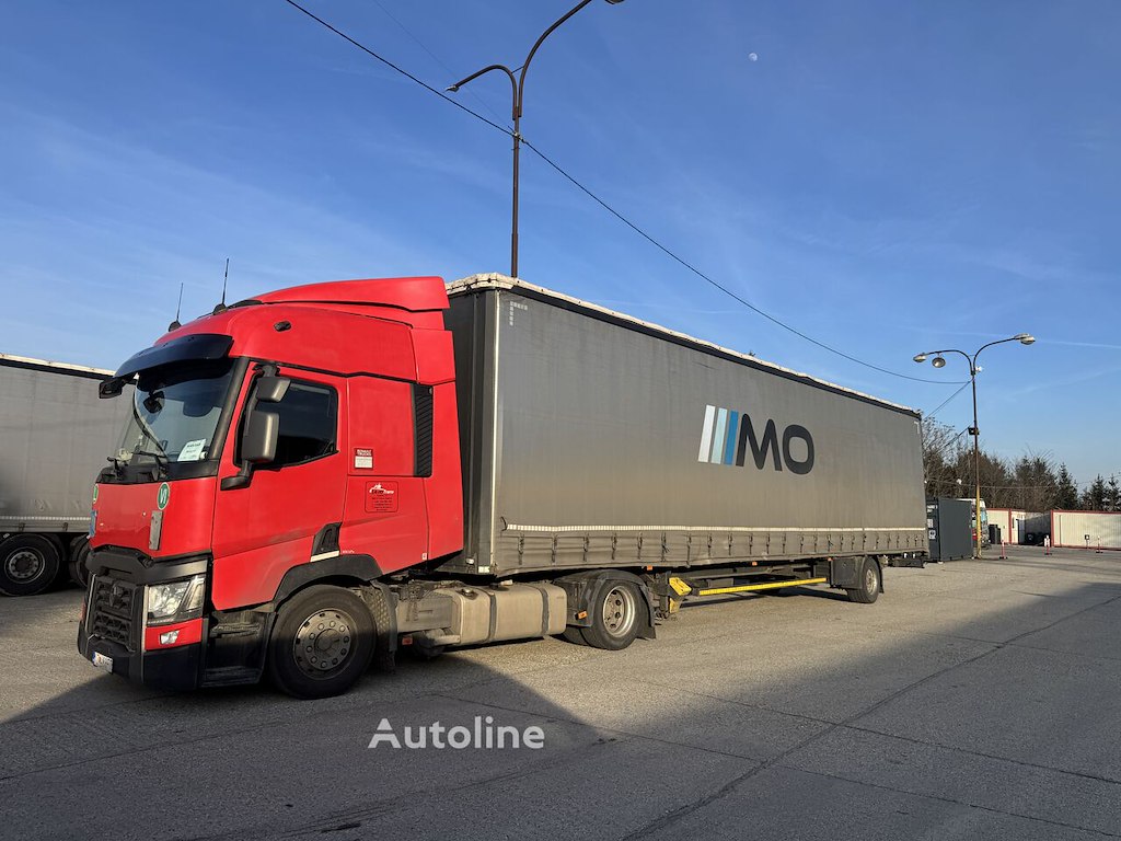 Renault T480 tegljač + poluprikolica s ceradom