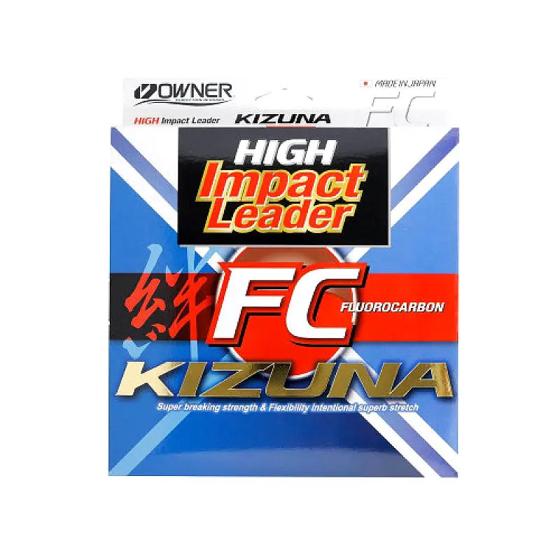 Owner KIZUNA H.I LEADER FLUOROCARBON MONO 50m 0.370mm FINE CLEAR (56128-370) 65065