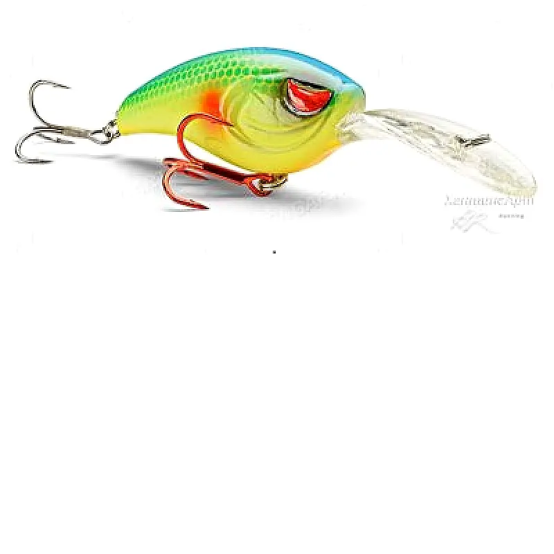 MATZUO Hayate Crank Shad (SDX5-804) Chartreuse Blue Back Orange Belly