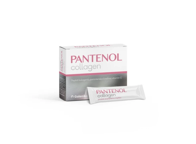 Pantenol Collagen prašak za pripremu napitka, 20 kesica