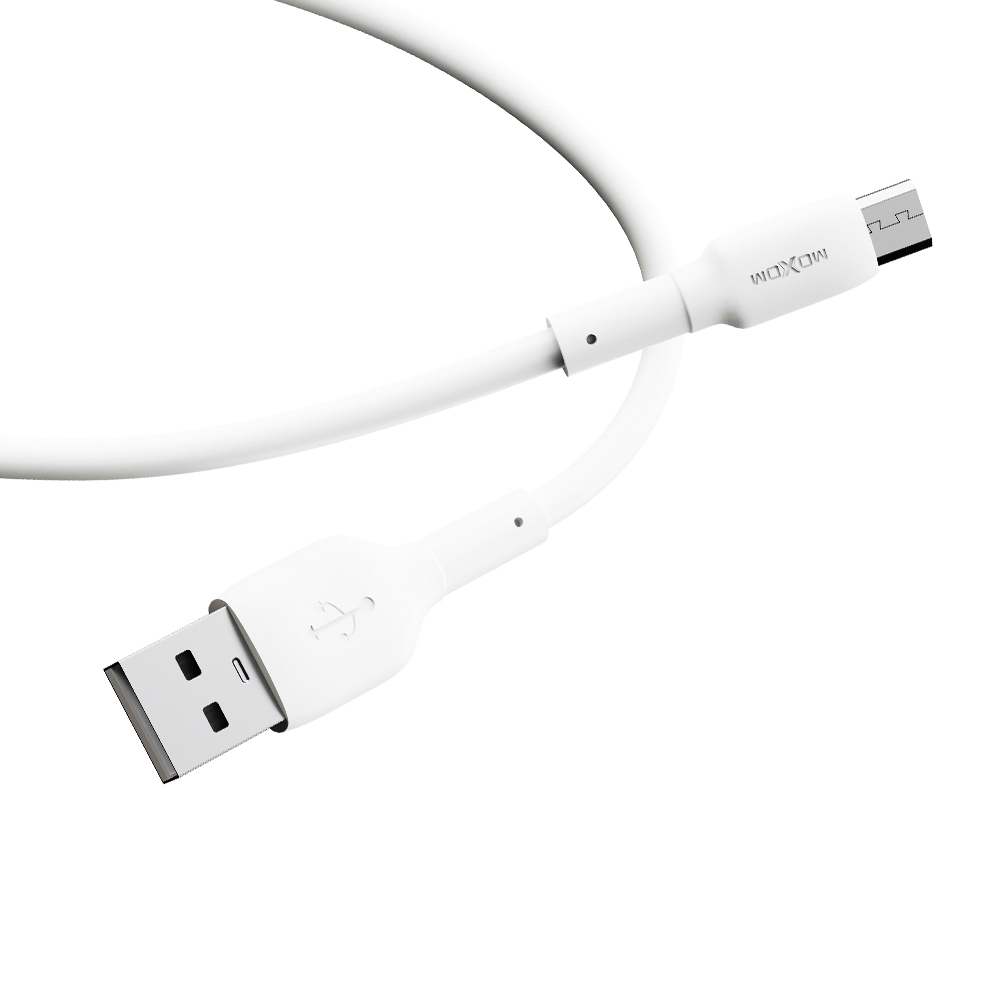 USB data kabl Moxom MX-CB302 3A Micro 1m beli (MS)