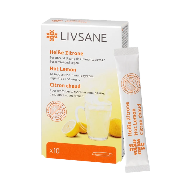 LIVSANE Hot Lemon 10 kesica