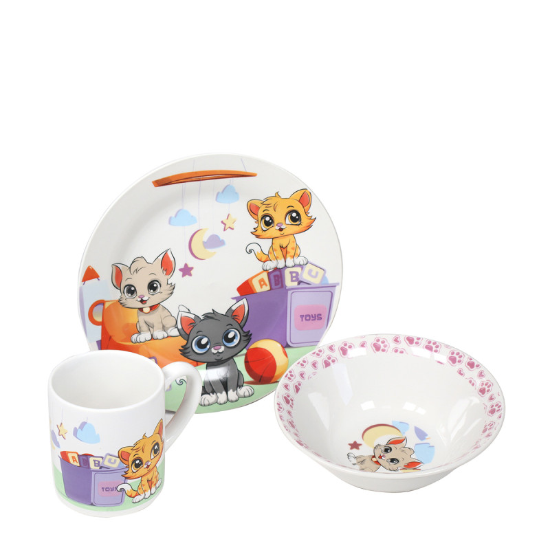 SIGMA PORCELAN DEČIJI SET 3/1 CATS