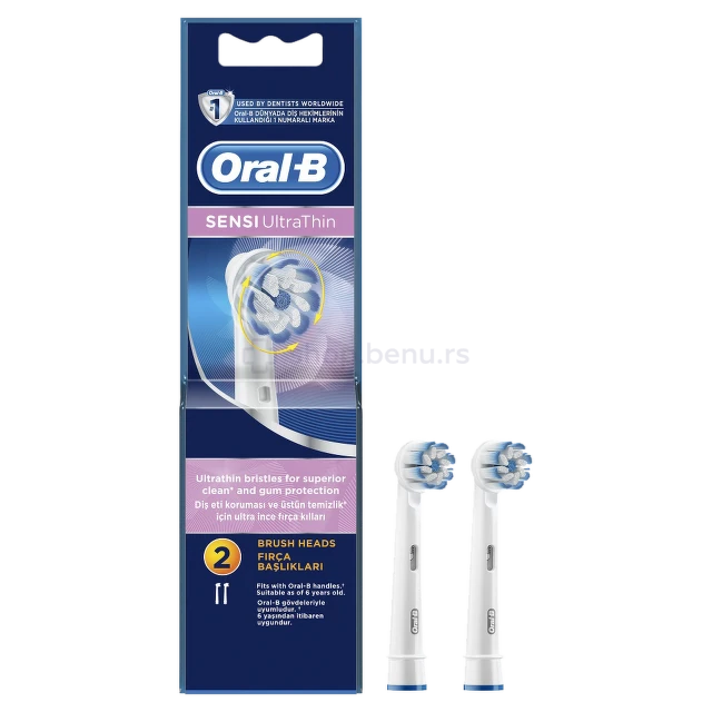 Oral-B Power zamenske glave, Sensitive ultra 2 S