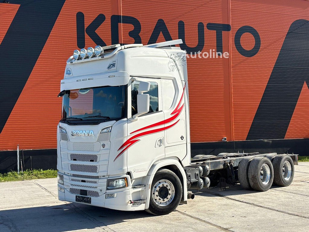 Scania S 650 6x4 SAMO ZA DELOVE! šasija za kamiona
