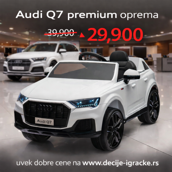 Audi Q7 Beli – Premium Oprema BESPLATNA DOSTAVA