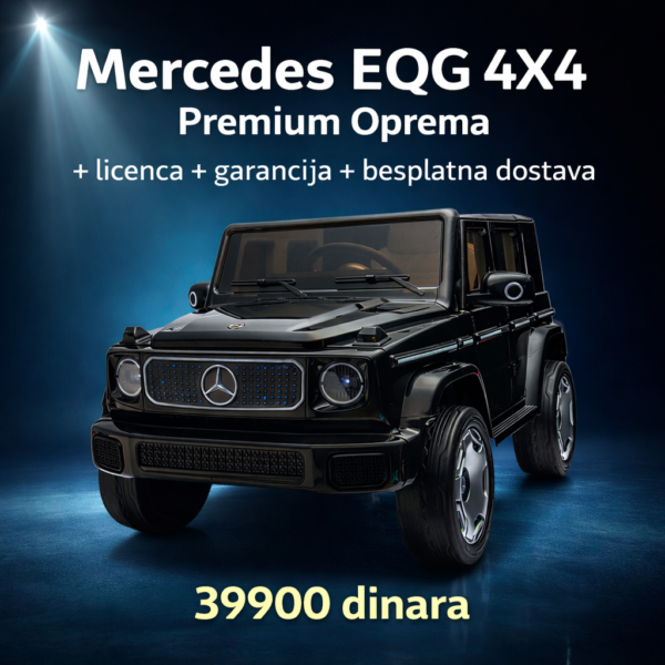 Mercedes EQG 4X4 Crni Premium Oprema LICENCA BESPLATNA DOSTAVA