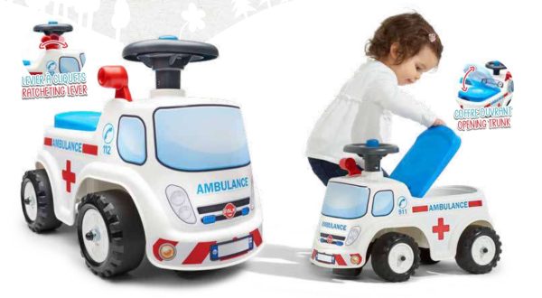 Ambulantna kola guralica FALK TOYS