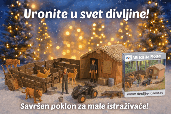 SET DIVLJE ZIVOTINJE FARMA PRIRODA PLANINA