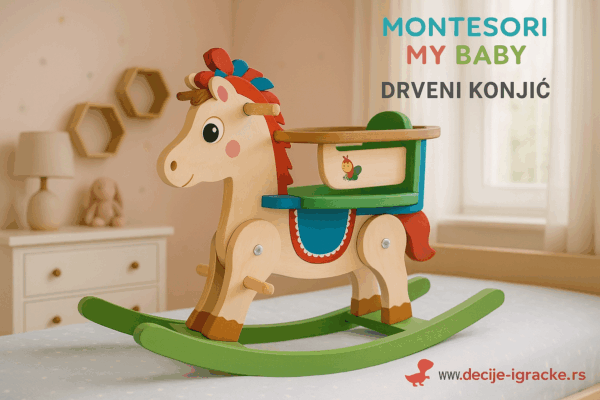 MONTESORI MY BABY – DRVENI KONJIĆ SA ZVUKOM I MELODIJAMA