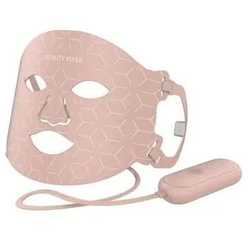 LIGHT THERAPY MASK WITH 7 COLORS FOR FACE - PINK