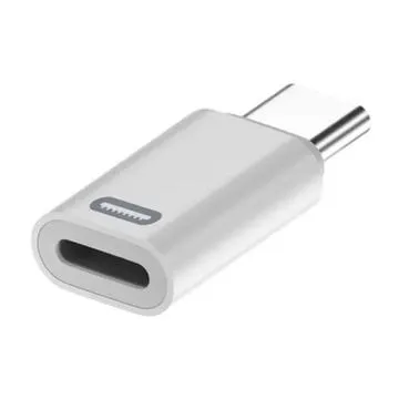 GEN3 USB-C MALE TO LIGHTNING FEMALE ADAPTER - WHITE