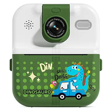 CARTOON ANIMAL DESIGN P02 THERMAL PRINT CAMERA WITH ROTATABLE LENS