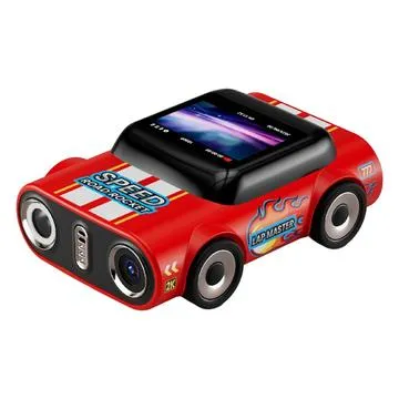 G5 AUTO MINI WEARABLE KEYCHAIN CAMERA WITH LED LIGHT - RED