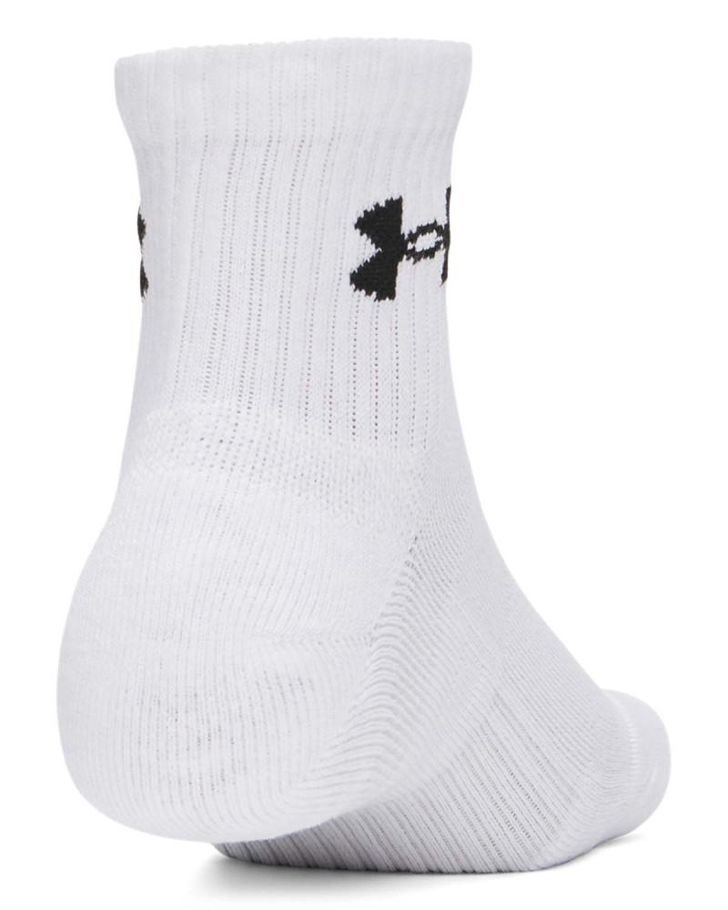 UA Performance Cotton Unisex 3-Pack Quarter Socks