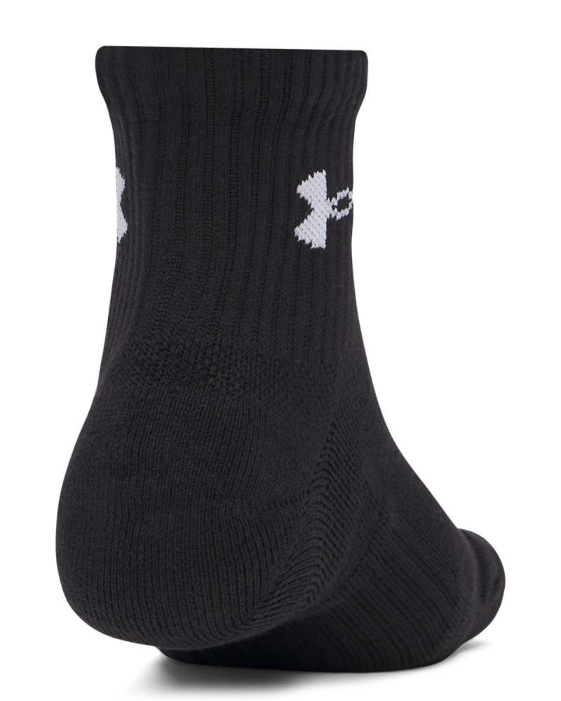 UA Performance Cotton Unisex 3-Pack Quarter Socks