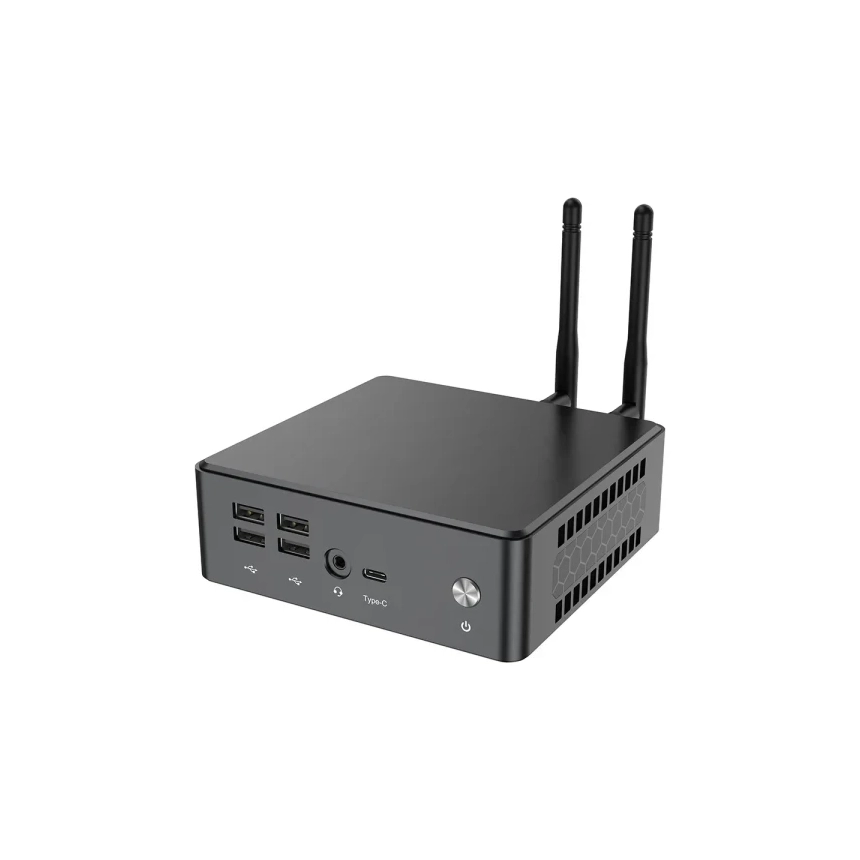 Mini PC Zeus MPI12- Intel i3-1220P 10C 4.4 GHz/DDR4/M.2/LAN/Dual WiFi/BT/HDMI/DP/Tip C power
