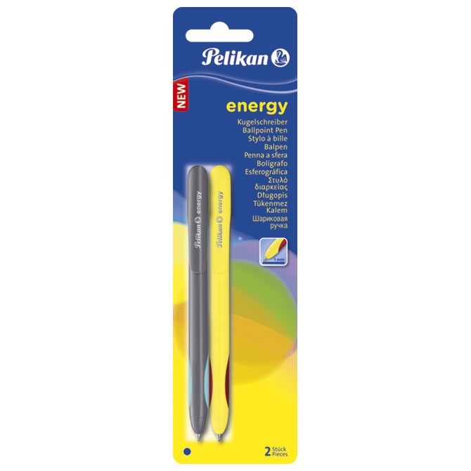 Olovka hemijska 1mm Energy pk2 Pelikan 921205 blister!!