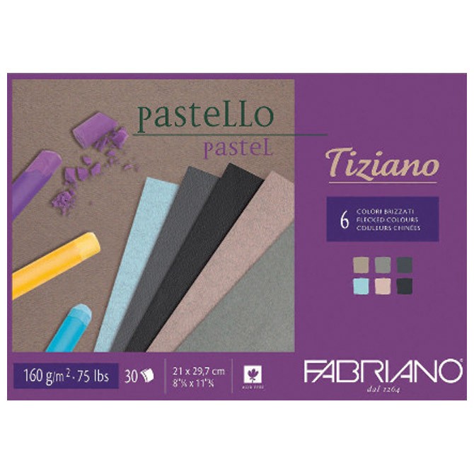 Blok Tiziano Pastello 29,7x21cm 30L 160g Fabriano 46221297 6boja