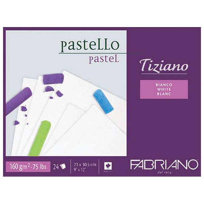 Blok Tiziano Pastello 23x30,5cm 24L 160g Fabriano 46423305 beli