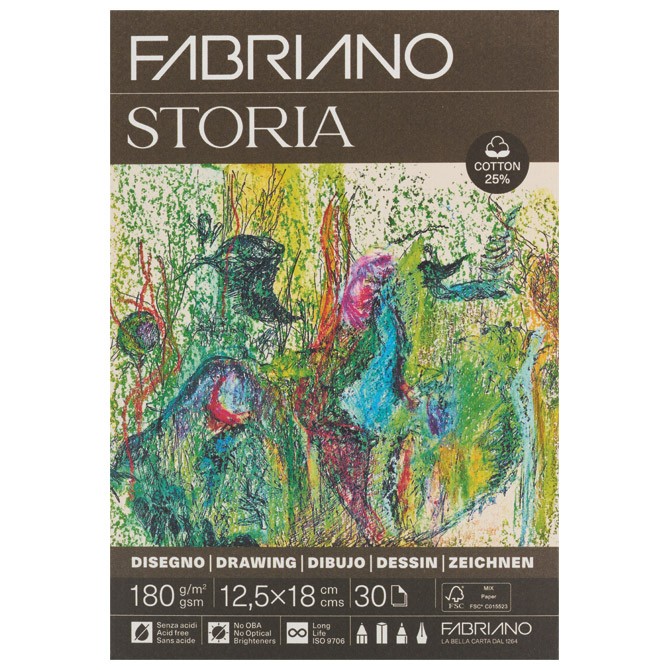 Blok Storia 12,5x18cm 30L 180g Fabriano 19100731