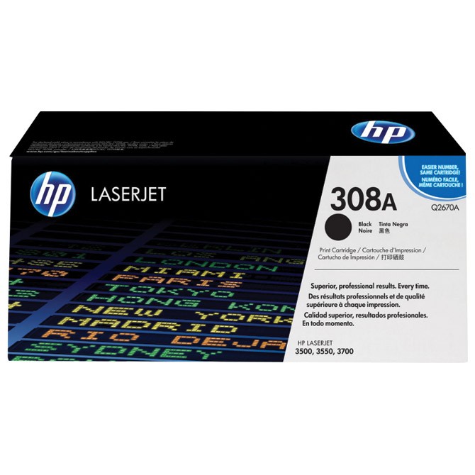Toner Hewlett Packard Q2670A,CLJ 3500/3550/3700 original crni (308A)