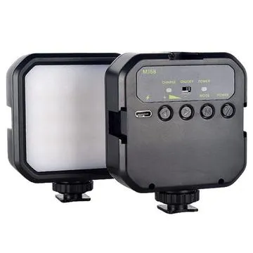 PHOTO LIGHT WITH BATTERY AND ADJUSTABLE BRIGHTNESS FOR DSLR AND TRIPOD