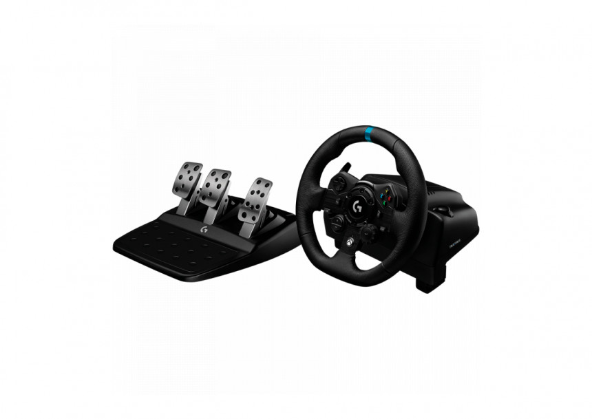 LOGITECH G923 Racing Wheel and Pedals - PC/PS - BLACK - USB