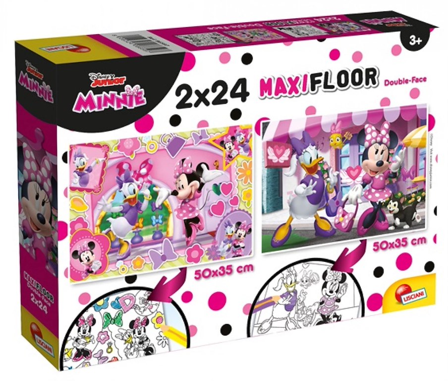 PUZZLE SLAGALICE 2X24PCS SUPERMAXI MINNIE LISCIANI